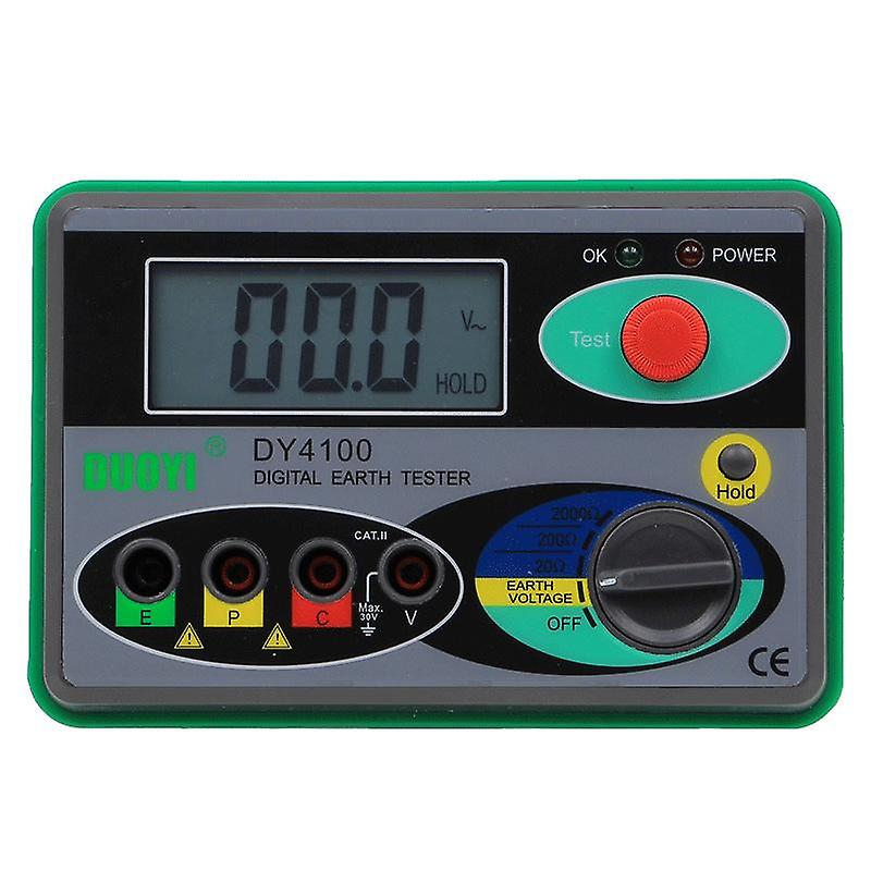 0-2000 Megohmmeter digital earth tester ground resistance tester meter ...