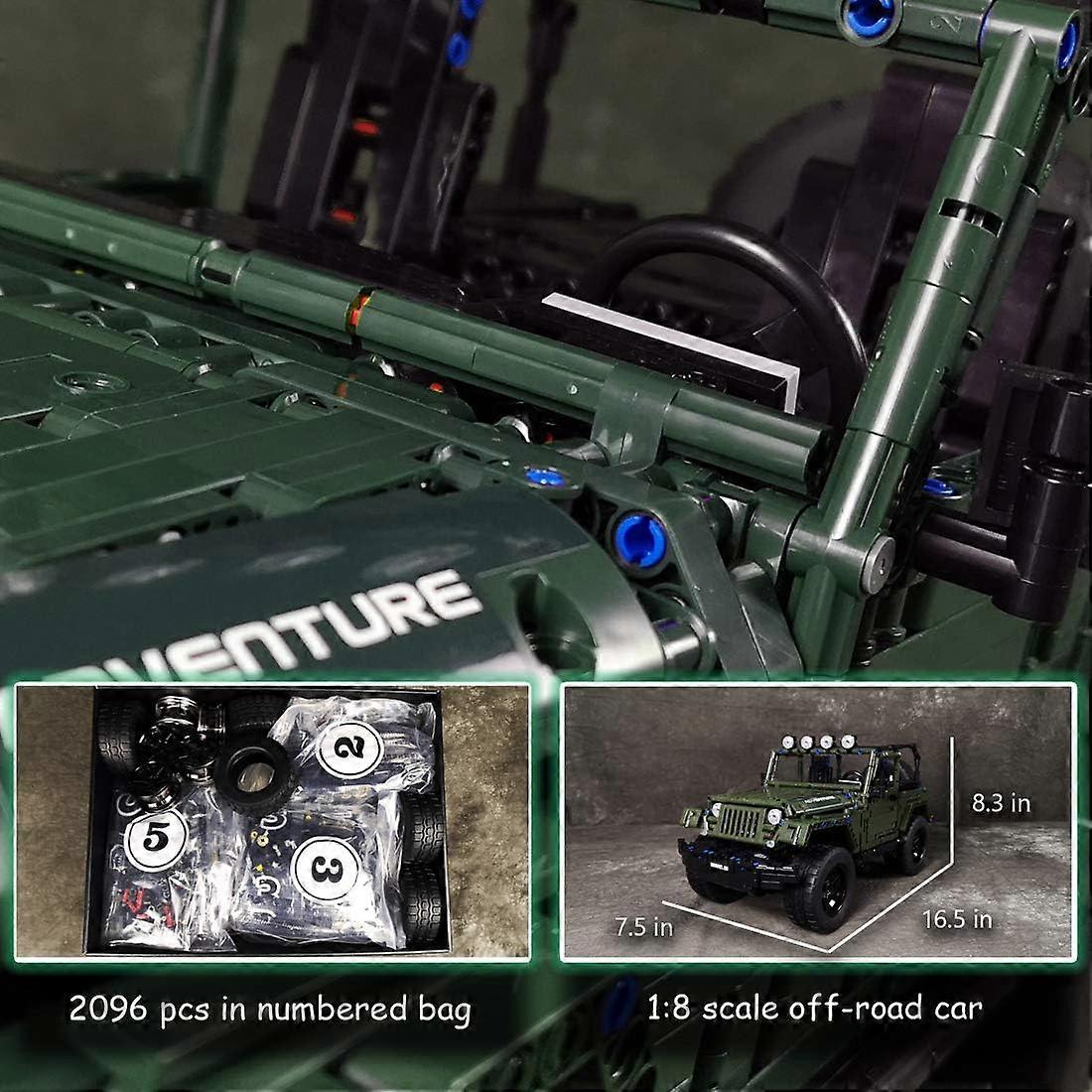 Off-Road Pickup Wrange MOC Engineering 1:8 Scale Building Kits ...