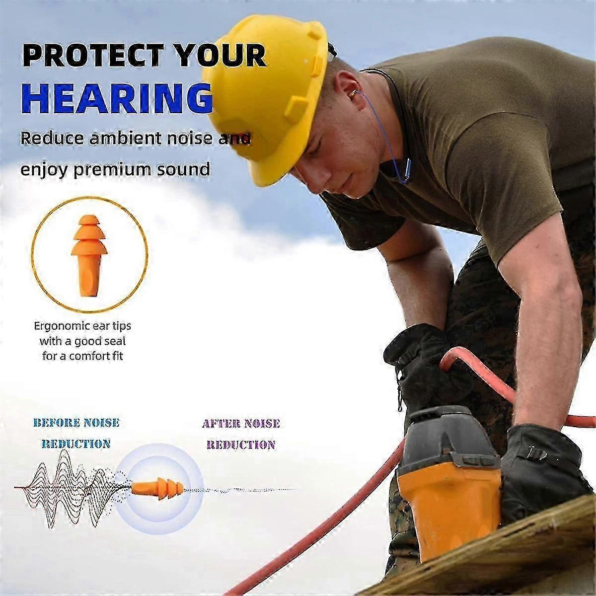 Ear Plugs Bluetooth Headset for Work, Hearing Protection, Suitable for ...