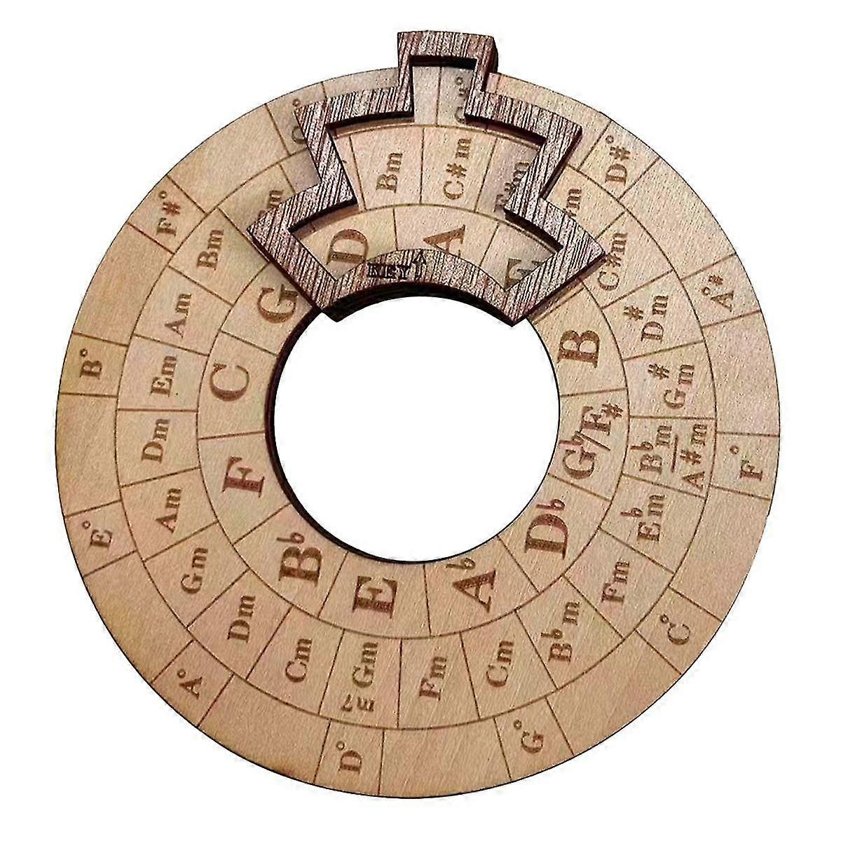 Wooden Melody Tool Music Instrument Wood Melody Maker Circle of Fifths ...
