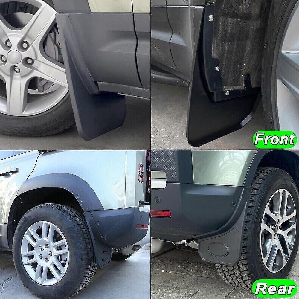 New Set Molded Splash Guards Mud Flaps For 2022-2024 Land Rover ...