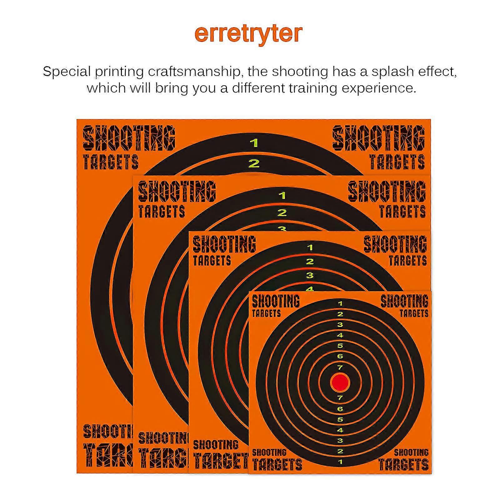 12-inch Splash Training Target Paper Precise Fluorescent Shooting Gun ...