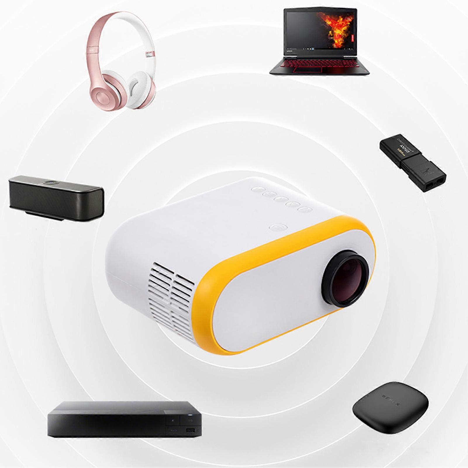Home Office Mini Projector Clear Image Smooth Playing Projector ...