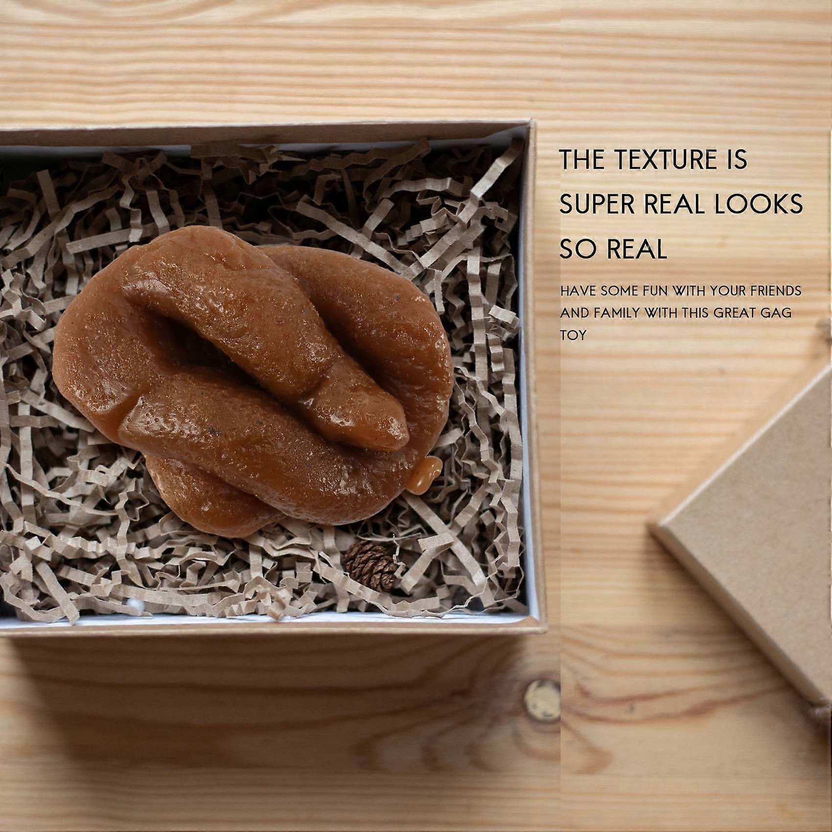 Simulation Poop Toy Realistic and Funny Poop Toy Fake Poop Prank Gift ...