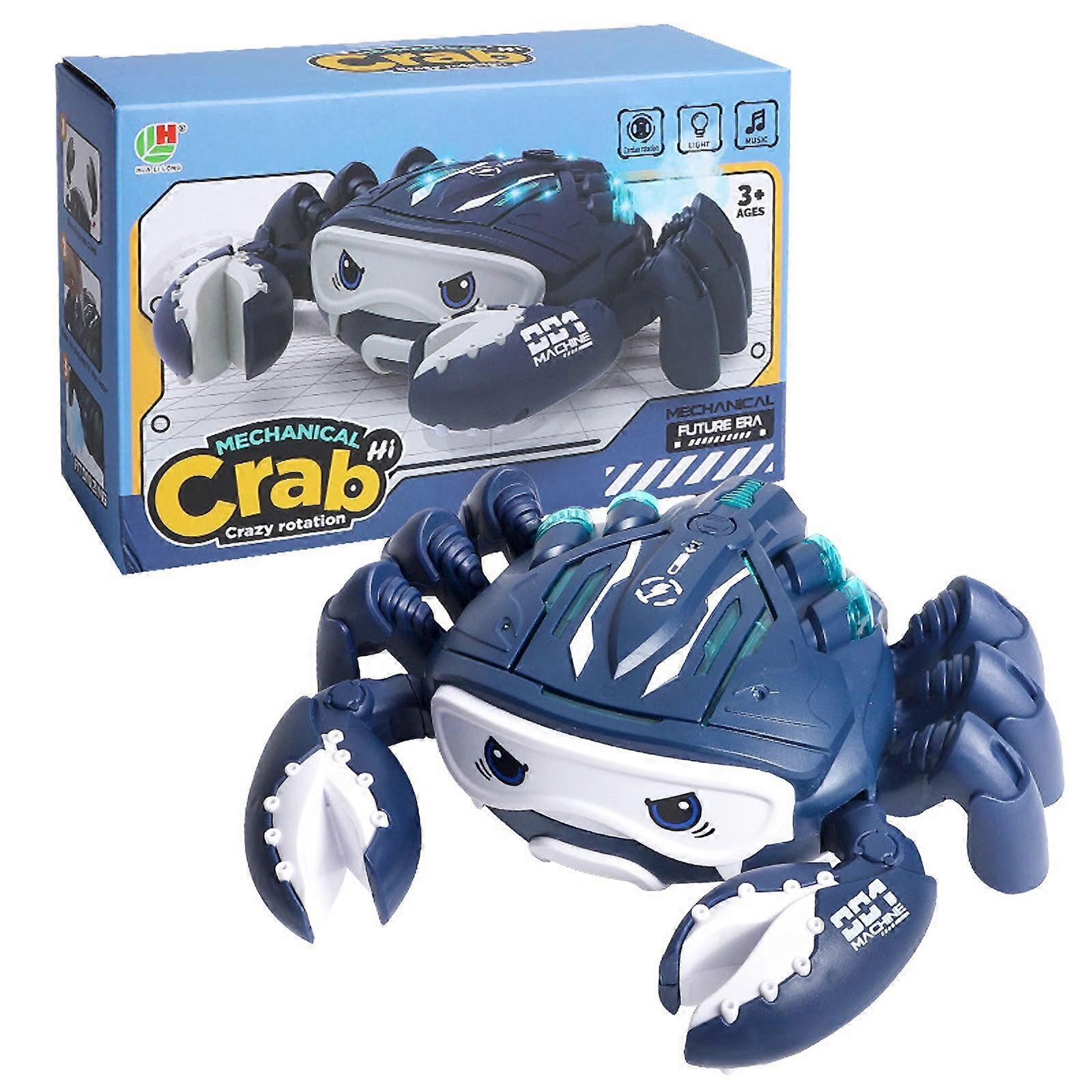 Children's Electric Universal Wheel Mechanical Crab Can Spray Light ...