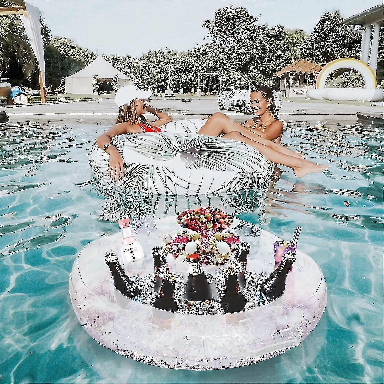 Inflatable Pool Drink Holder, Inflatable Drink Holder With 8 Holes ...