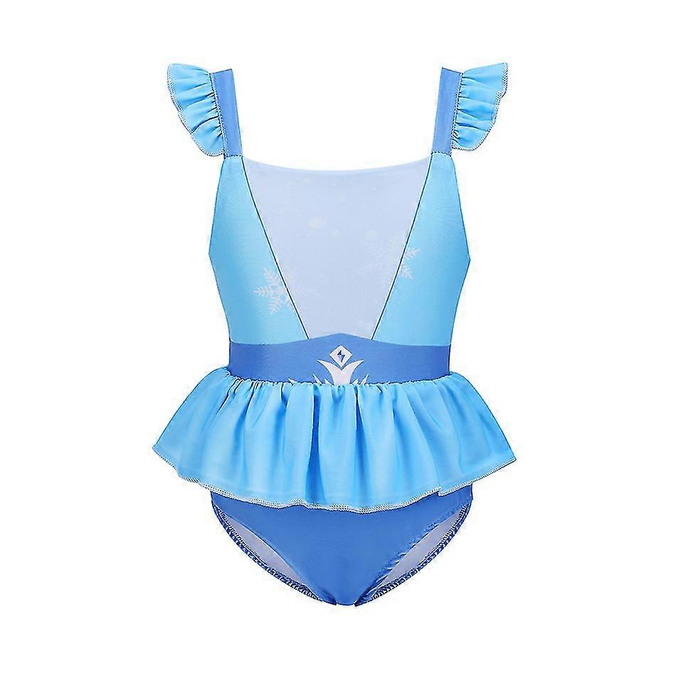 * Princess Swimsuit Frozen Elsa Anna Snow White Aurora Belle Cinderella ...