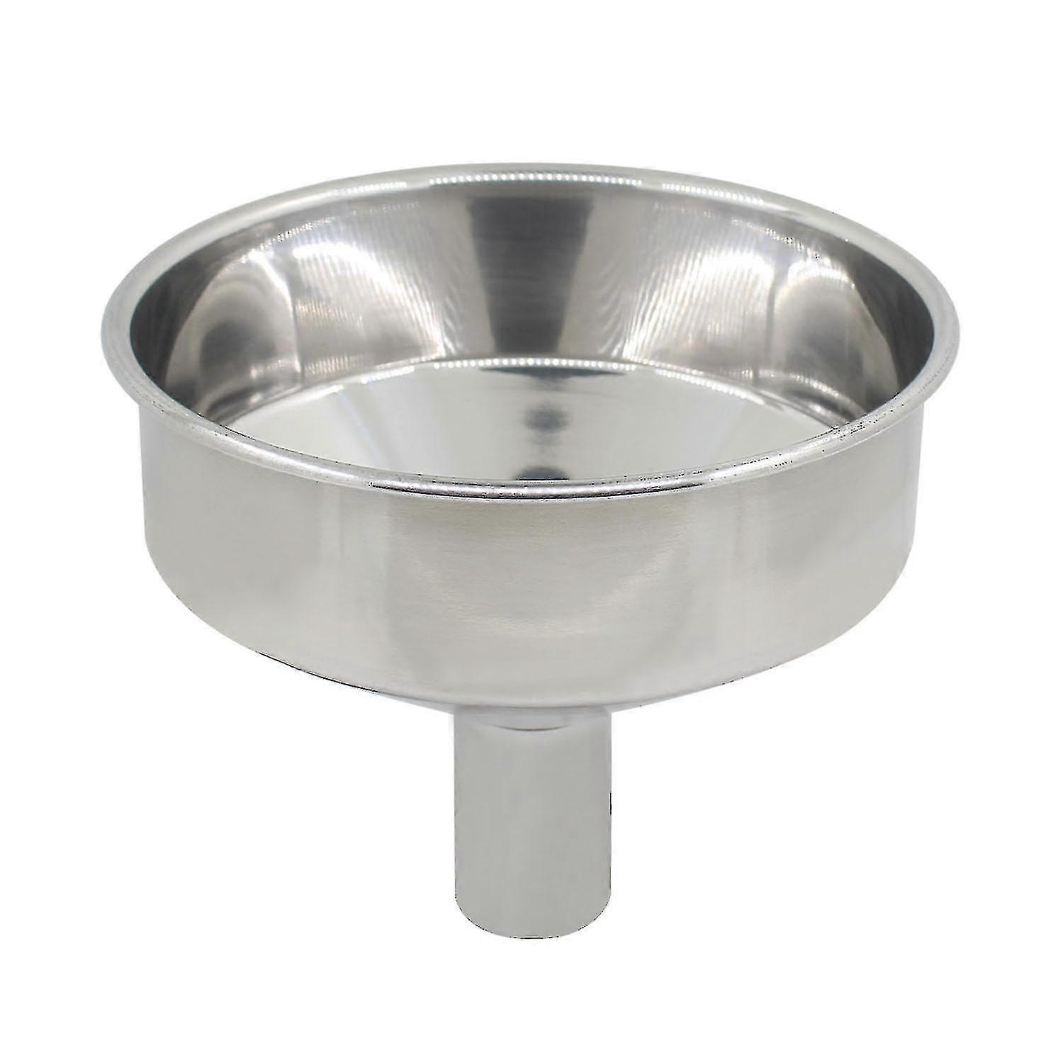 304 Stainless Steel Funnel Large With Filter Household Wine And Oil ...