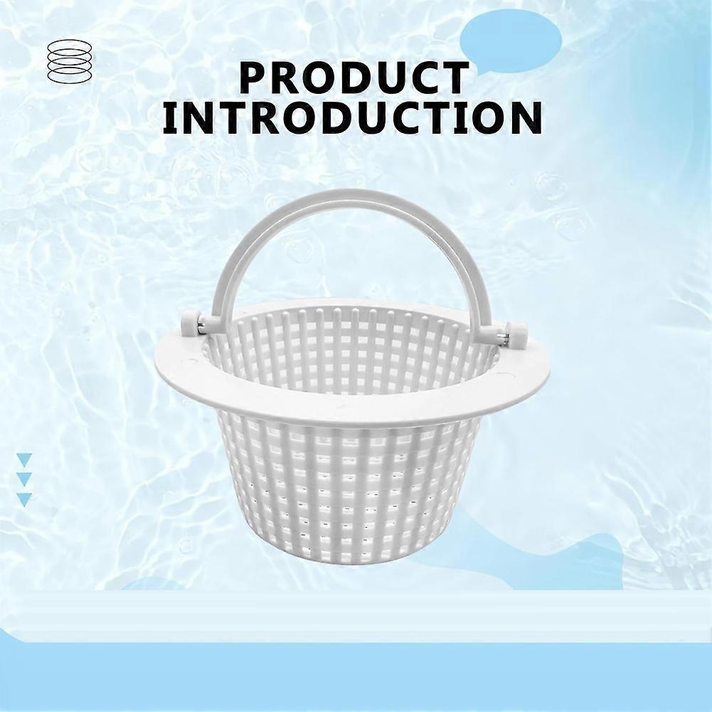 Swimming Pool Skimmer Replacement Basket with Handle, 3Pack - Above Ground Pool Thru-Wall ...