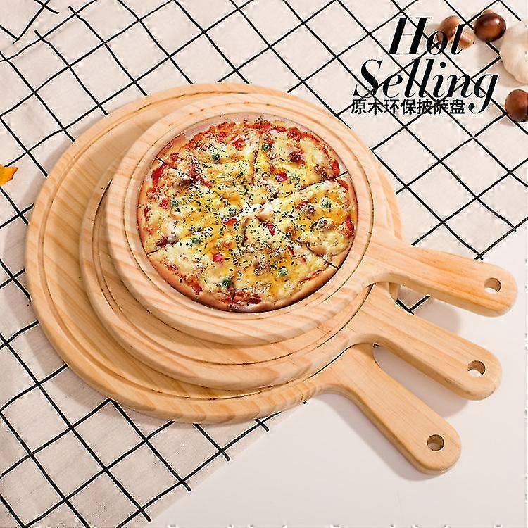 Wooden 6-14 Inch Round Pizza Board, Multifunctional Pizza Board, Pizza ...