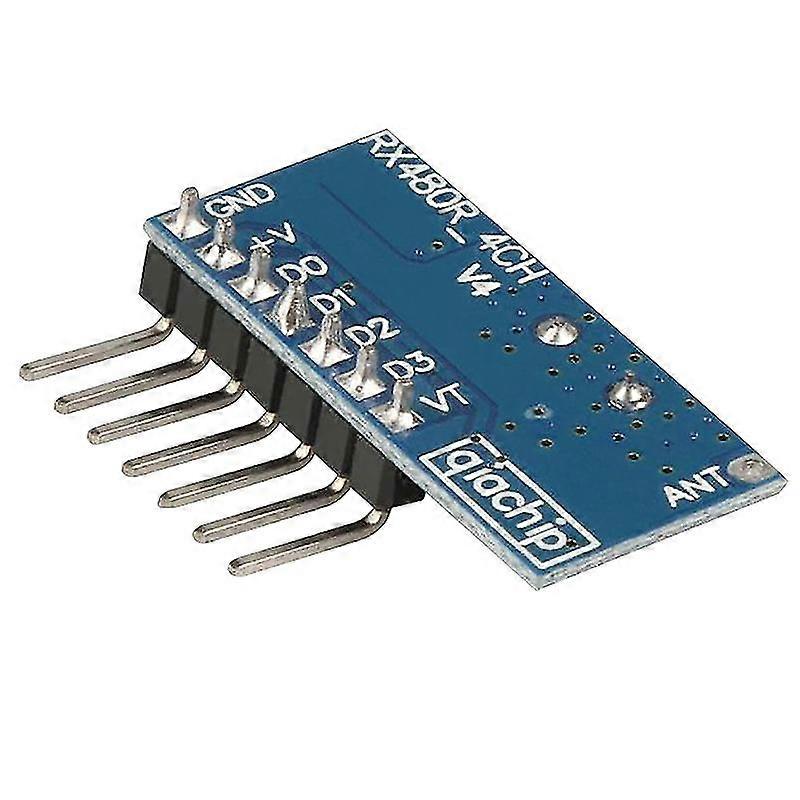 433Mhz Wireless Remote Control Switch 4CH RF Relay 1527 Encoding Learning Module for Light ...