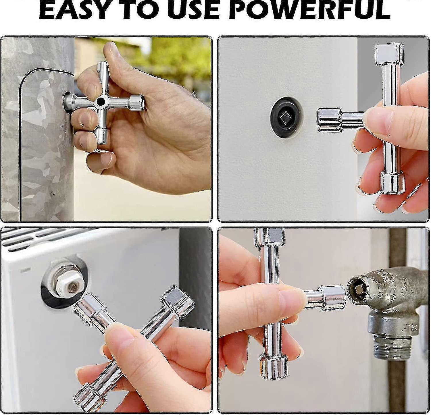 Cross Key, 4 Way Multifunction Key, Universal Key For Electric Cabinet ...