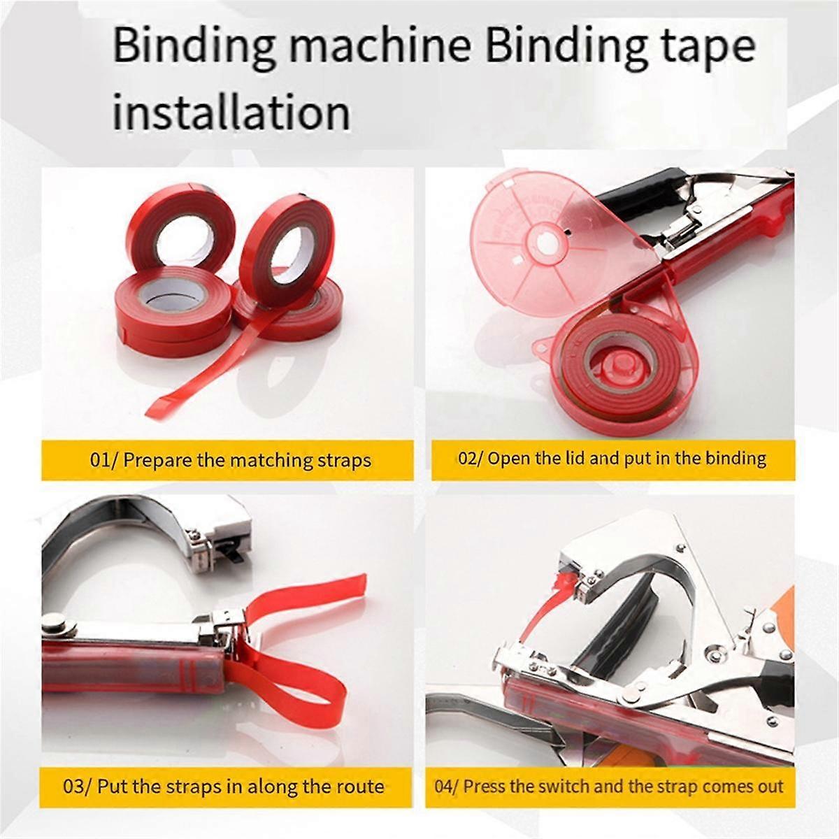 Plant Tying Machine, Vine Tying Tool, Plant Tape Tool with 20 Rolls ...