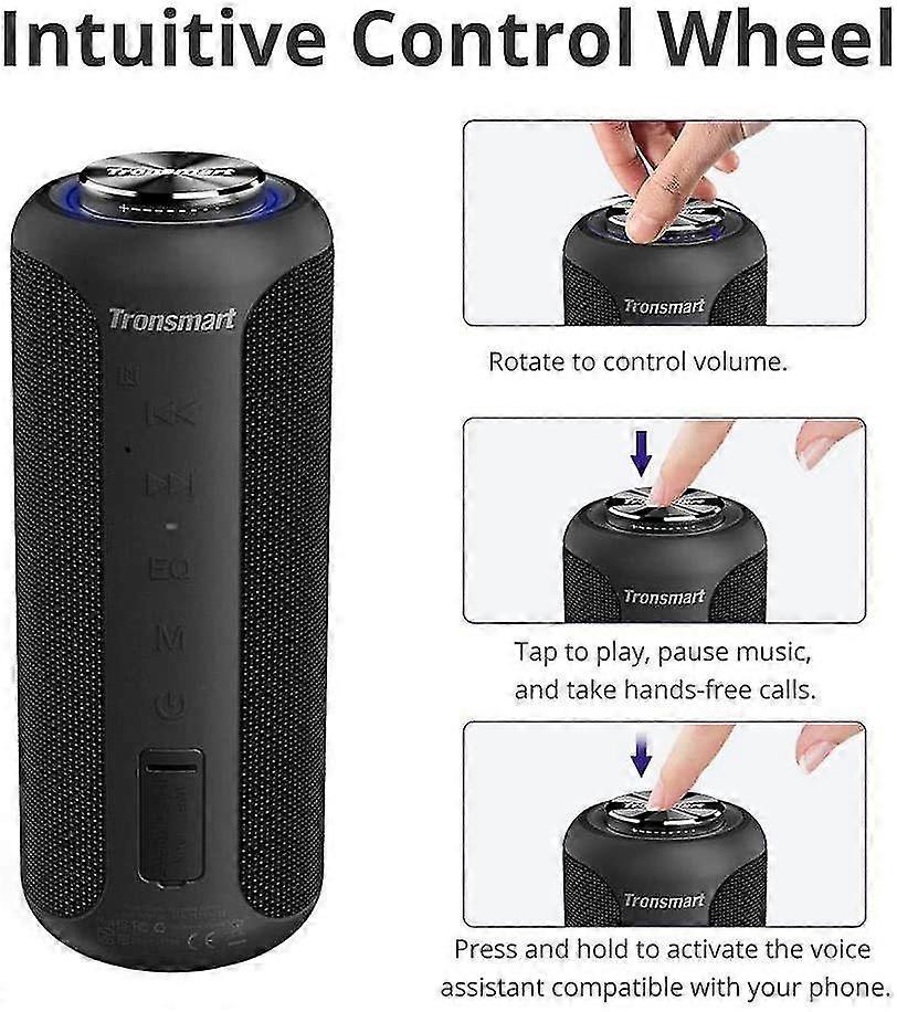 Tronsmart T6 Plus Upgraded Edition 40W Wireless Outdoor Bluetooth ...