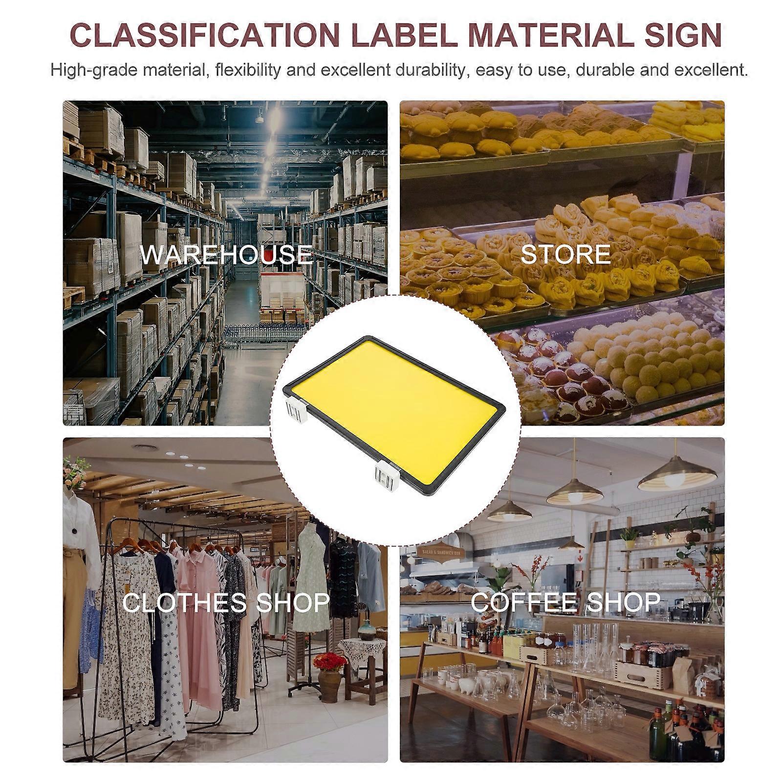 1pc Magnet Warehouse Indicator Factory Sign Board Classification ...