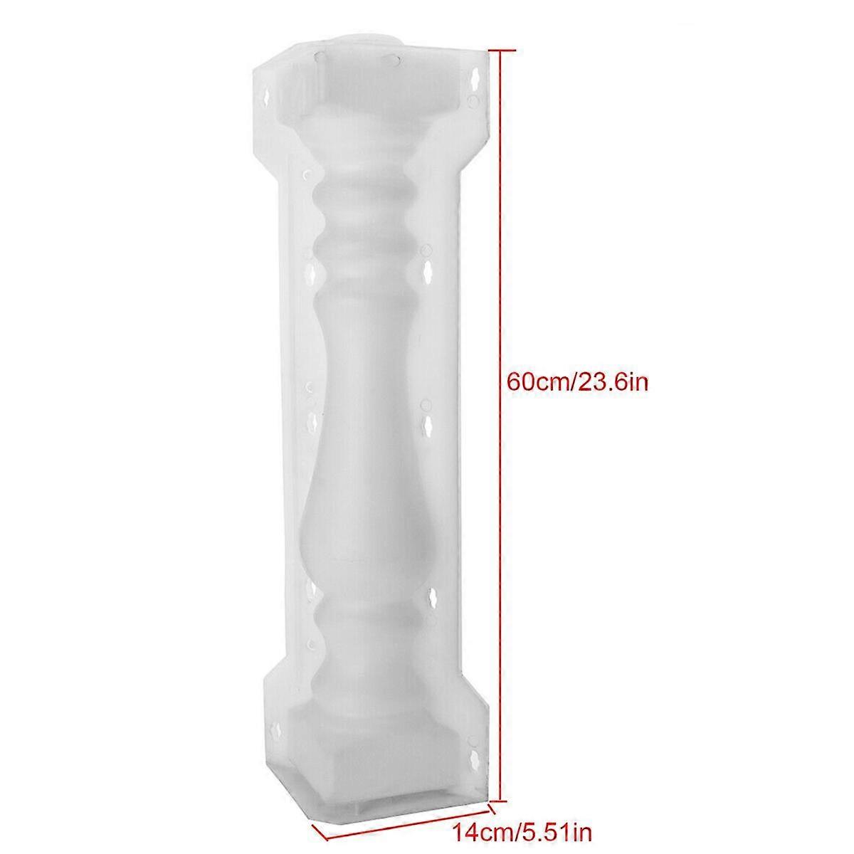 60X14cm Roman Column Mold Balcony Garden Pool Fence Cement Railing ...