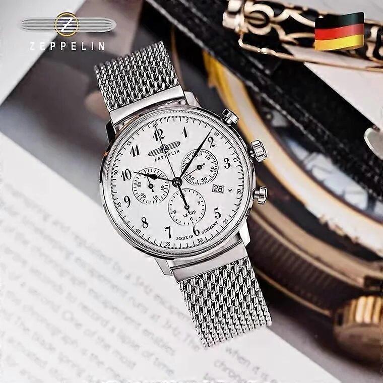 Zeppelin Watches Mens German Men Watch Chronograph Quartz Watch Men ...