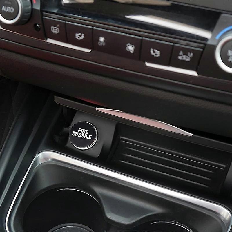 Universal Fire Missile Eject Button Car Cigarette Lighter Cover ...