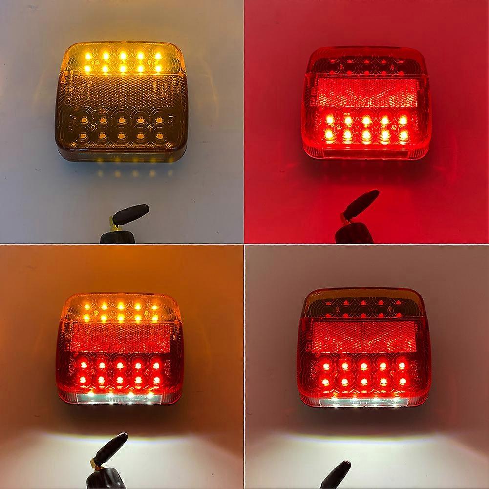 LED Magnetic Trailer Tail Car Lights Wireless Trucks Warning Brake Car ...