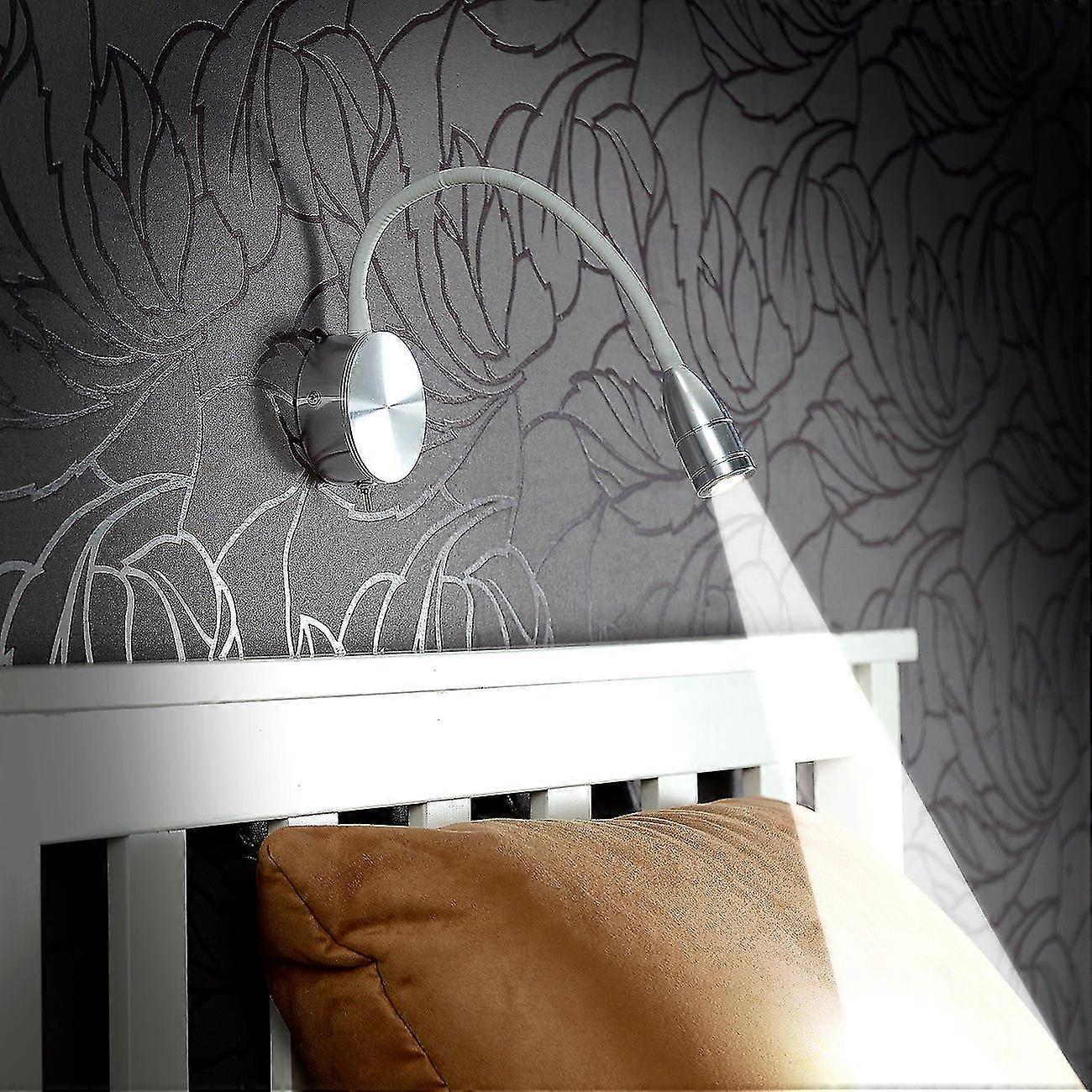 Gooseneck Bed Lamp, Led Bed & Reading Light With Gooseneck, Wall ...