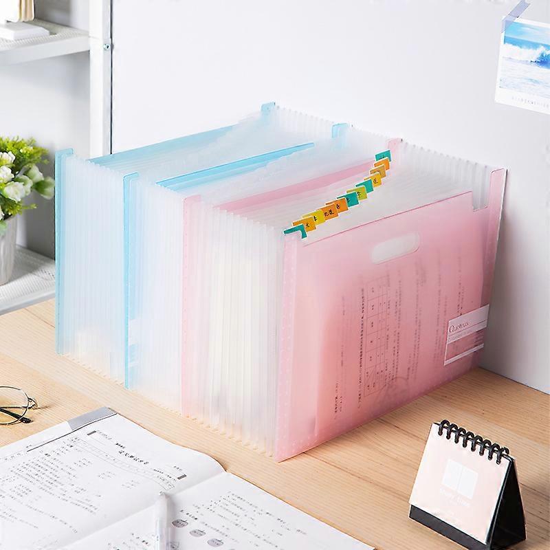 Student Multi-Layer Folders, Sorted Label Storage Box Organizer Bag ...