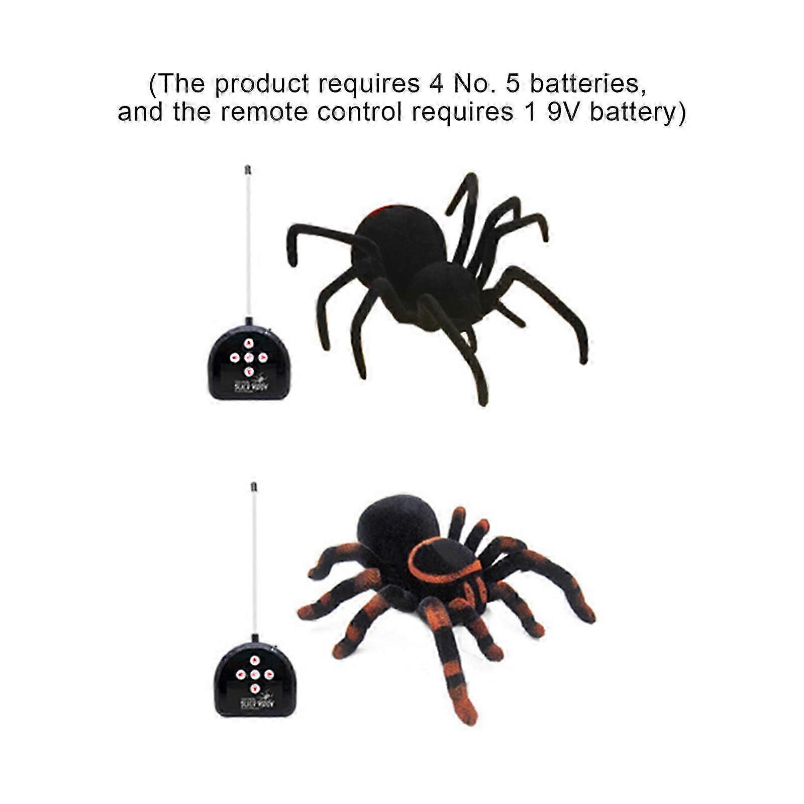 Creepy Crawling Remote Control Spider, Realistic Large Control Spider ...