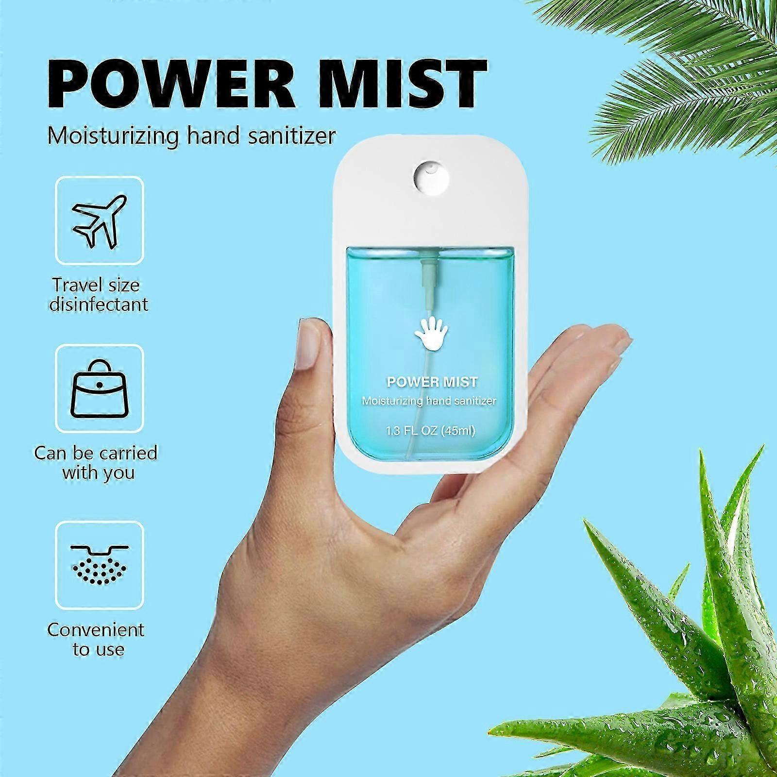 Power Mist Hand Sanitizer Spray, Przenośny środek do dezynfekcji rąk w ...