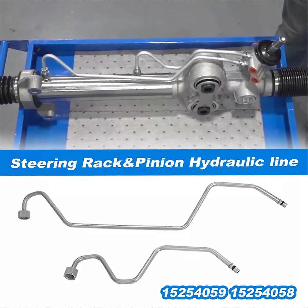Steering Rack & Pinion Transfer Line Hard Line 15254059 15254058 for ...