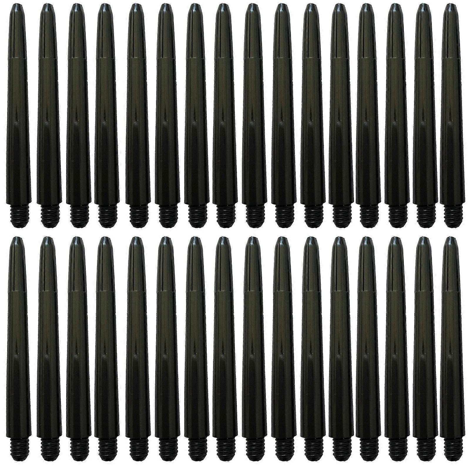 100pcs 2BA Universal Thread Dart Shafts - Black Nylon Plastic | Fruugo AU