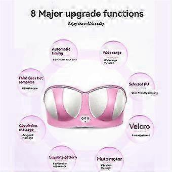 Smart Electric Breast Massager Rechargeable USB Bra with Multi ...