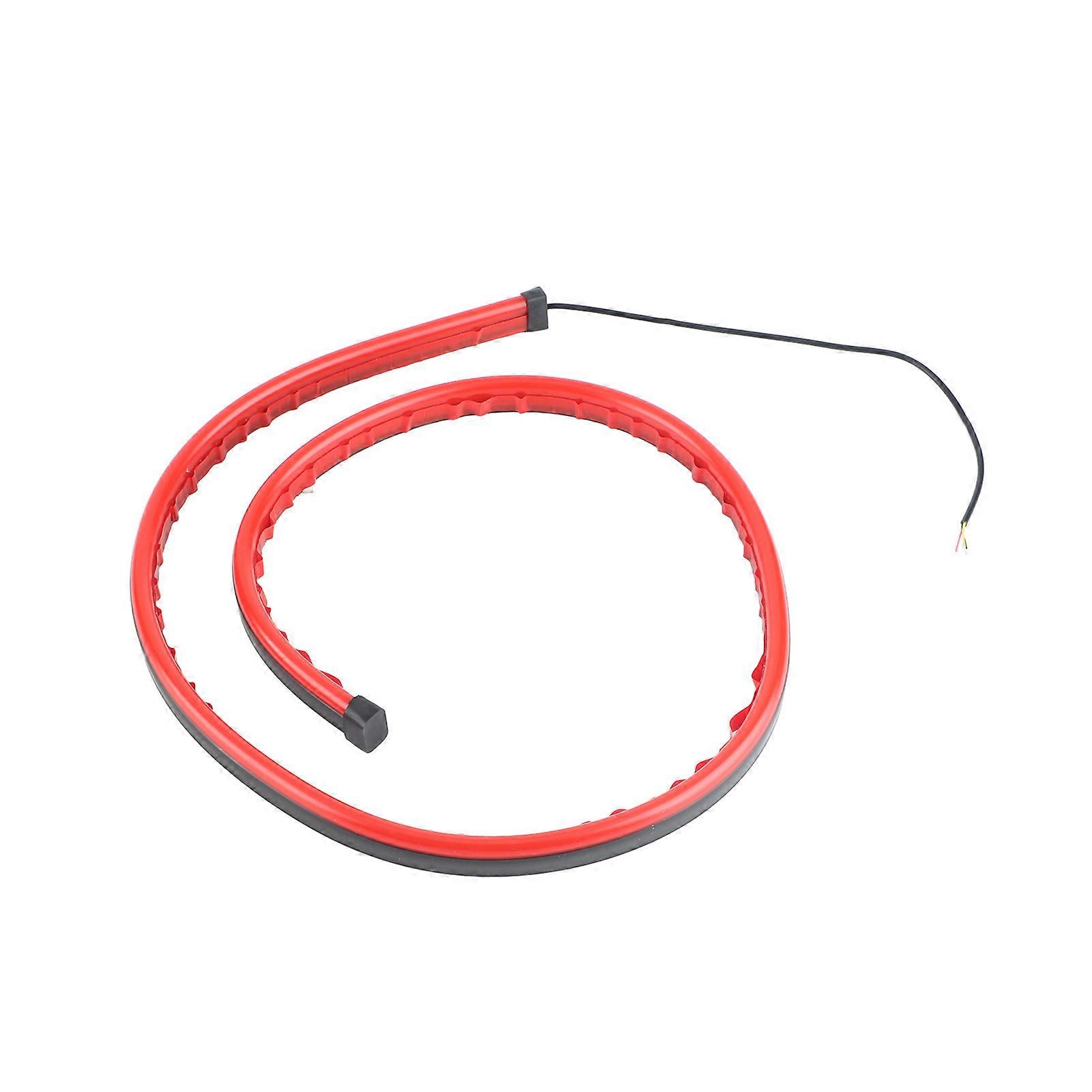 100cm LED Third Brake Light Strip Bar Waterproof Flexible Red Light ...