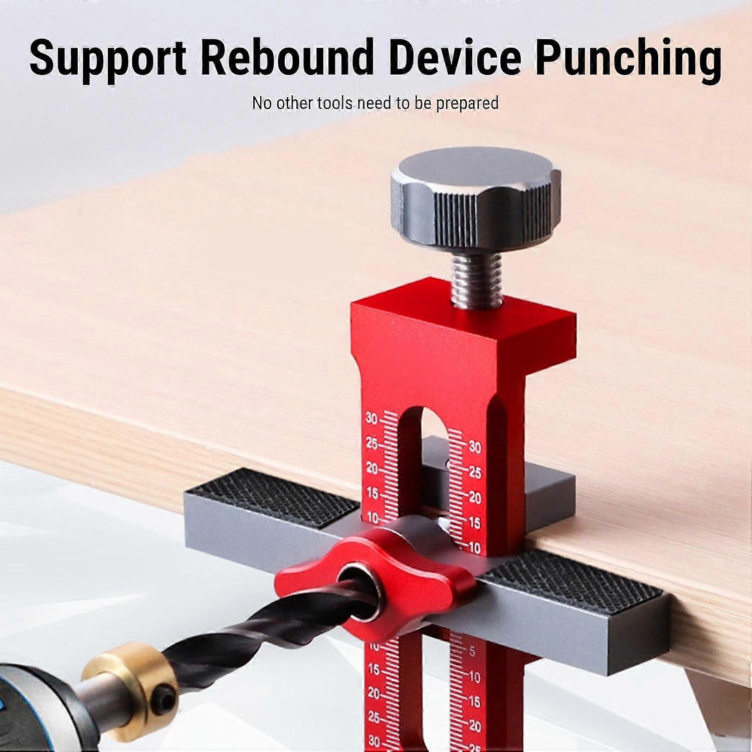 Cabinet Door Mounting Jig with Adjustable Leveling, Precision Drilling ...