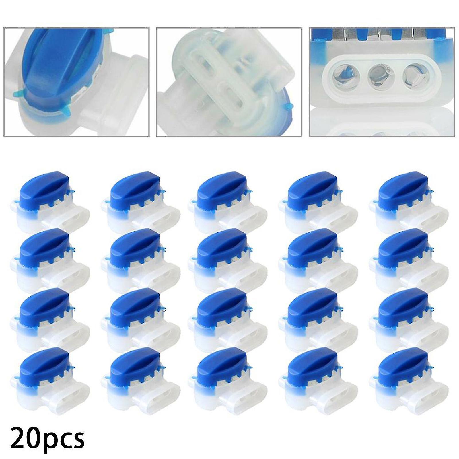 20 Waterproof Cable Connectors For 3-hole Wiring Terminals Of Garden ...