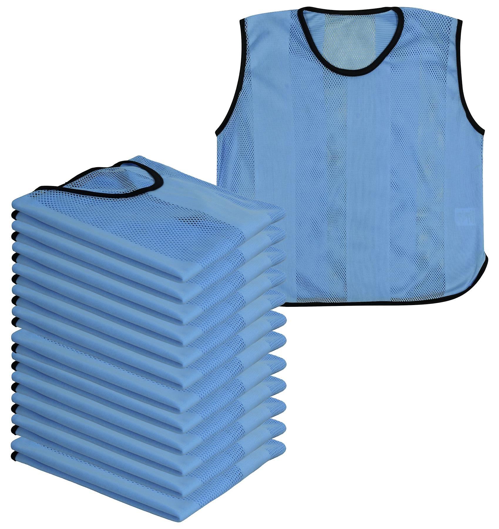 A2Z 12 Pack Sports Mesh Bibs Comfortable During Football Rugby Sports ...