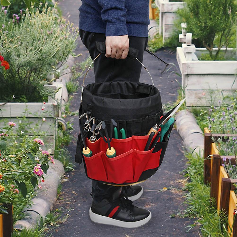 Gardening Tool Bag, Multi-Pocket Design Water-Resistant Material For ...
