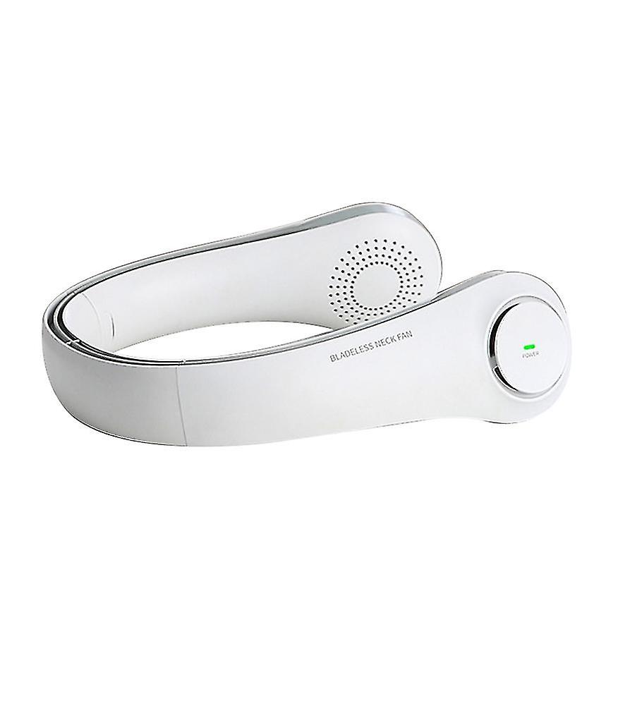 Wireless hanging neck double head turbo fan, usb rechargeable outdoor ...