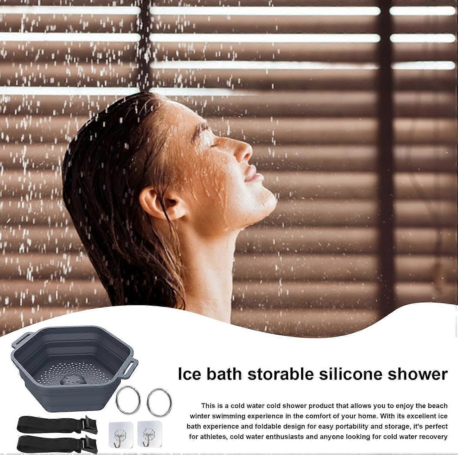 Ice Shower Attachment - Folable Ice Bath Chiller | Foldable Ice Bath ...