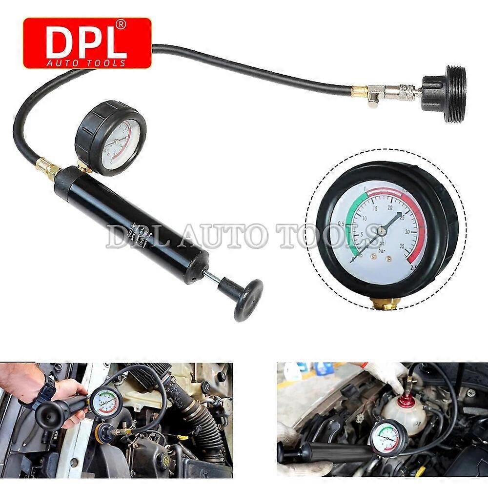 Universal Automotive Radiator Pressure Tester Kit 14PCS Car Leak ...