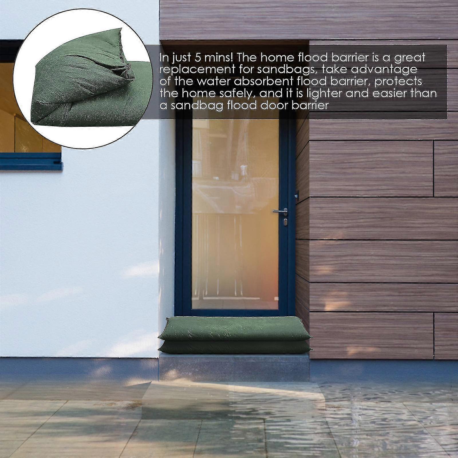 Water Activated Flood Barriers Bag Compatible Basement Garage Flood ...
