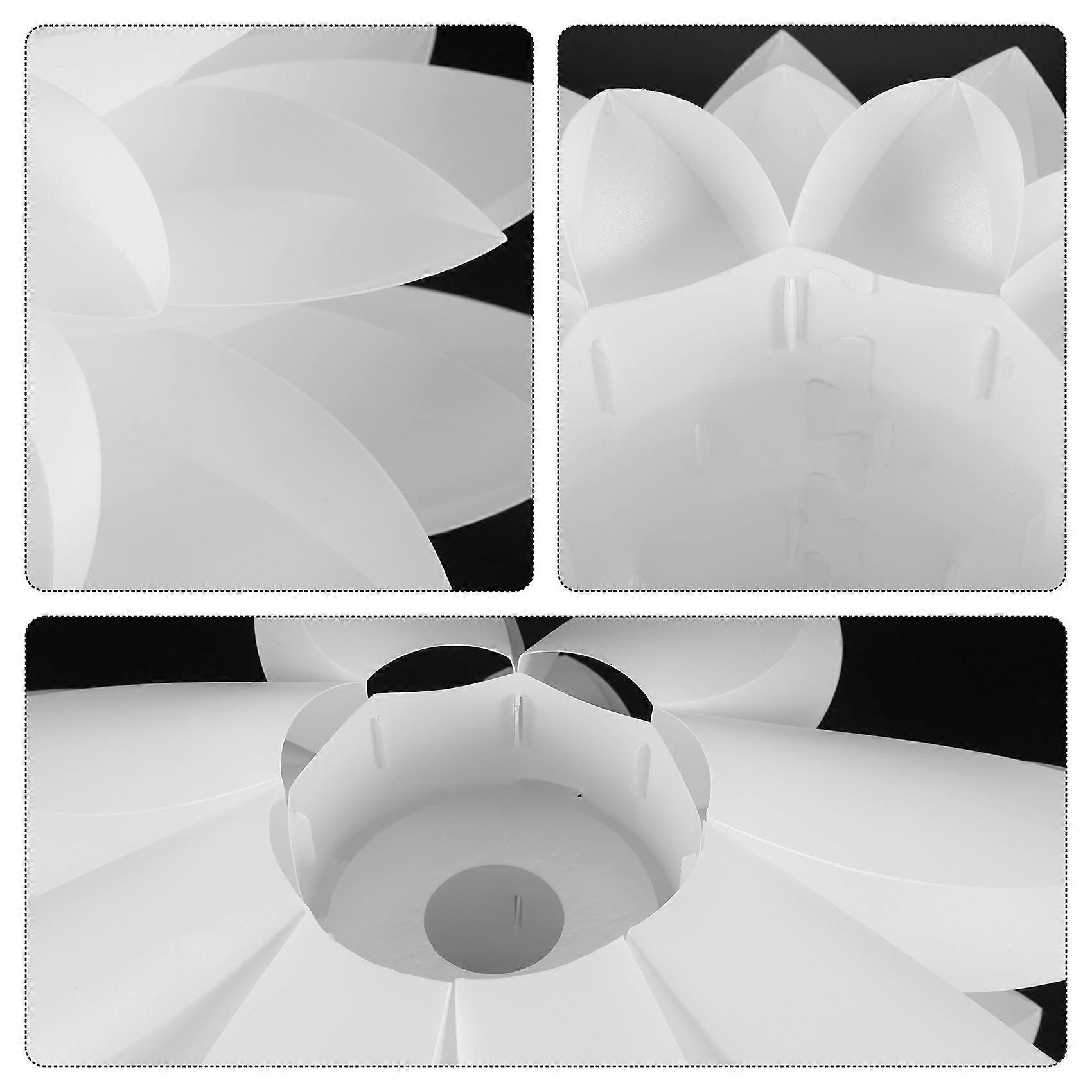 Lotus Chandelier Lampshade DIY Lotus Flower Six-Layer Lamp Shade Room ...