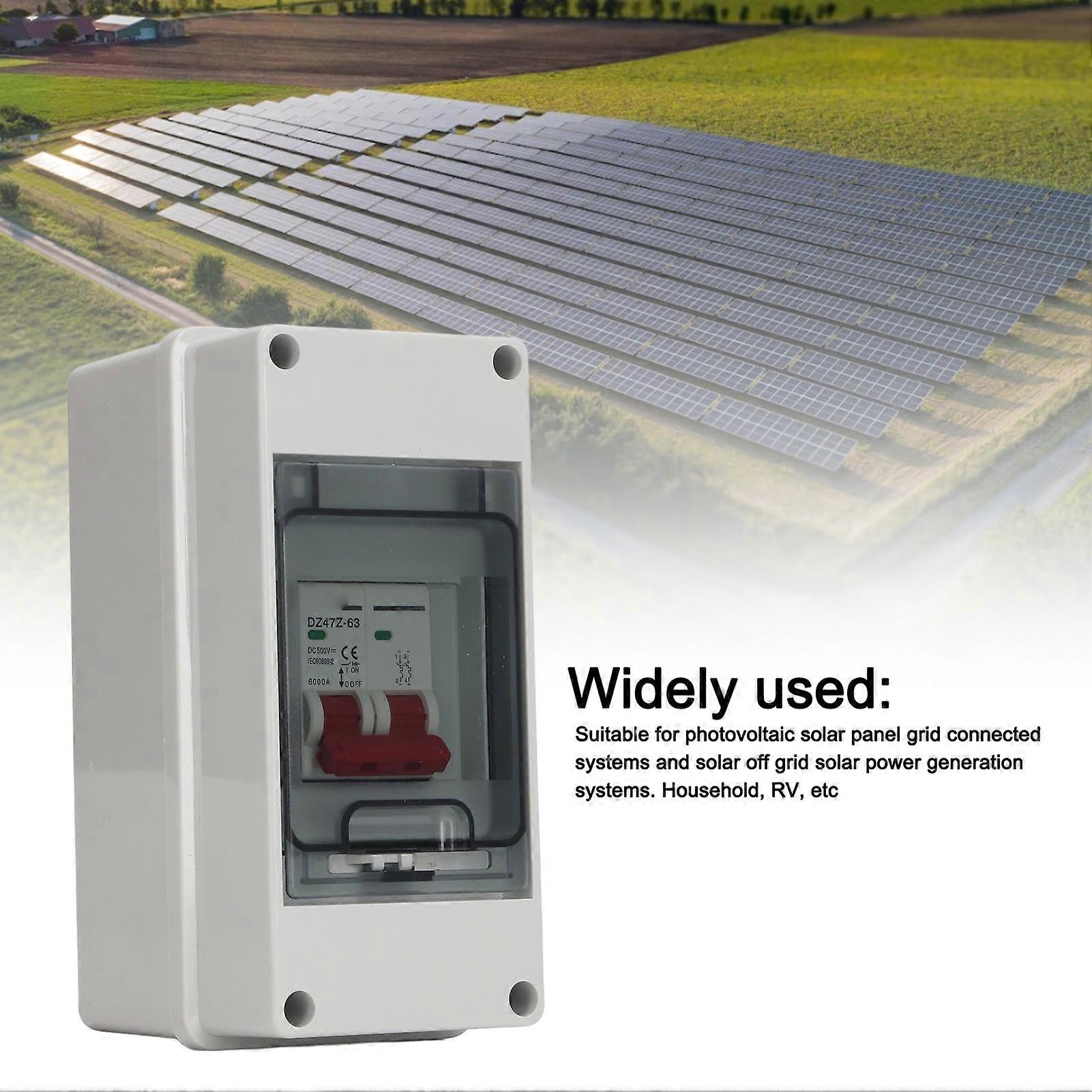DC500V Photovoltaic Electrical Isolator Switch IP65 Waterproof PV DC ...