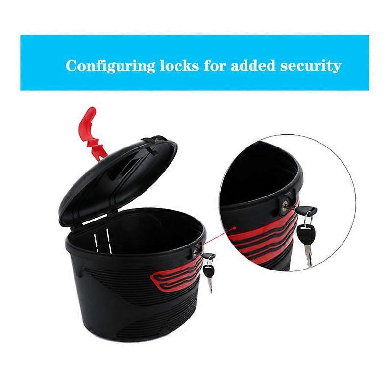Electric Scooter Storage Front Carrying Basket with Lock for Foldable ...