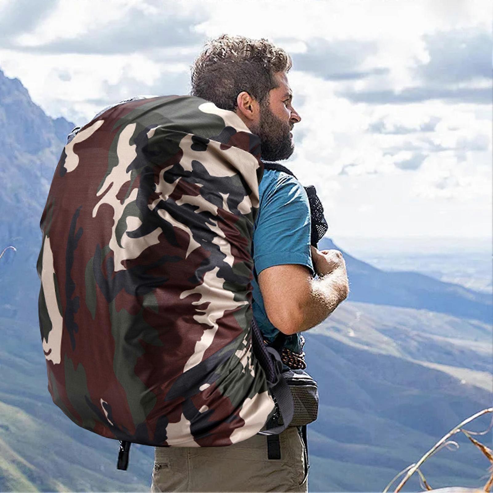 Waterproof Backpack Rain Cover Adjustable Portable 20-80L Outdoor ...