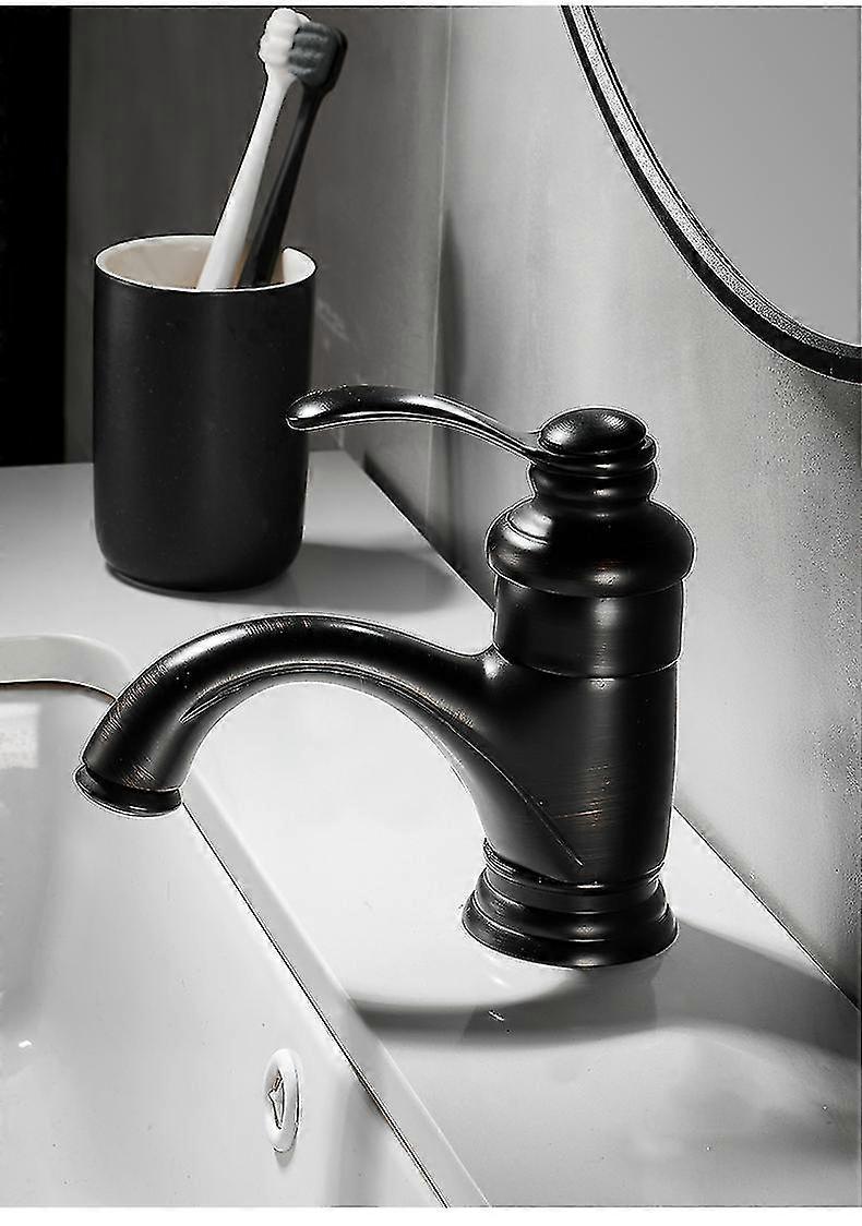 Bathroom Vanity Faucet With Single Handle Sink Mixer Tap For Lavatory ...