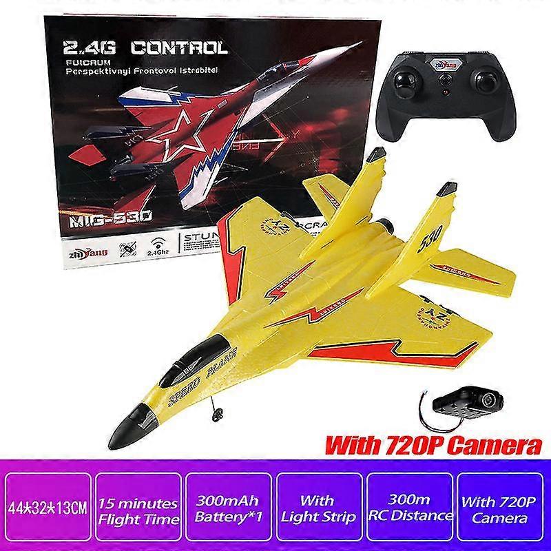Mig-530 Rc Foam Aircraft With 720p Camera Radio Control Glider Remote ...