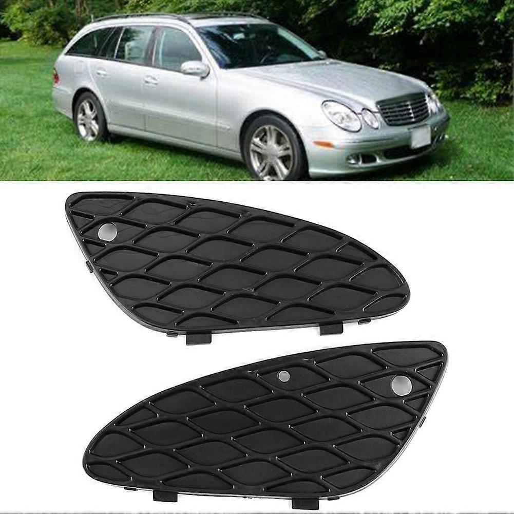 Front Left and Right Bumper Grille Insert Mesh Cover for - E-Class W211 ...