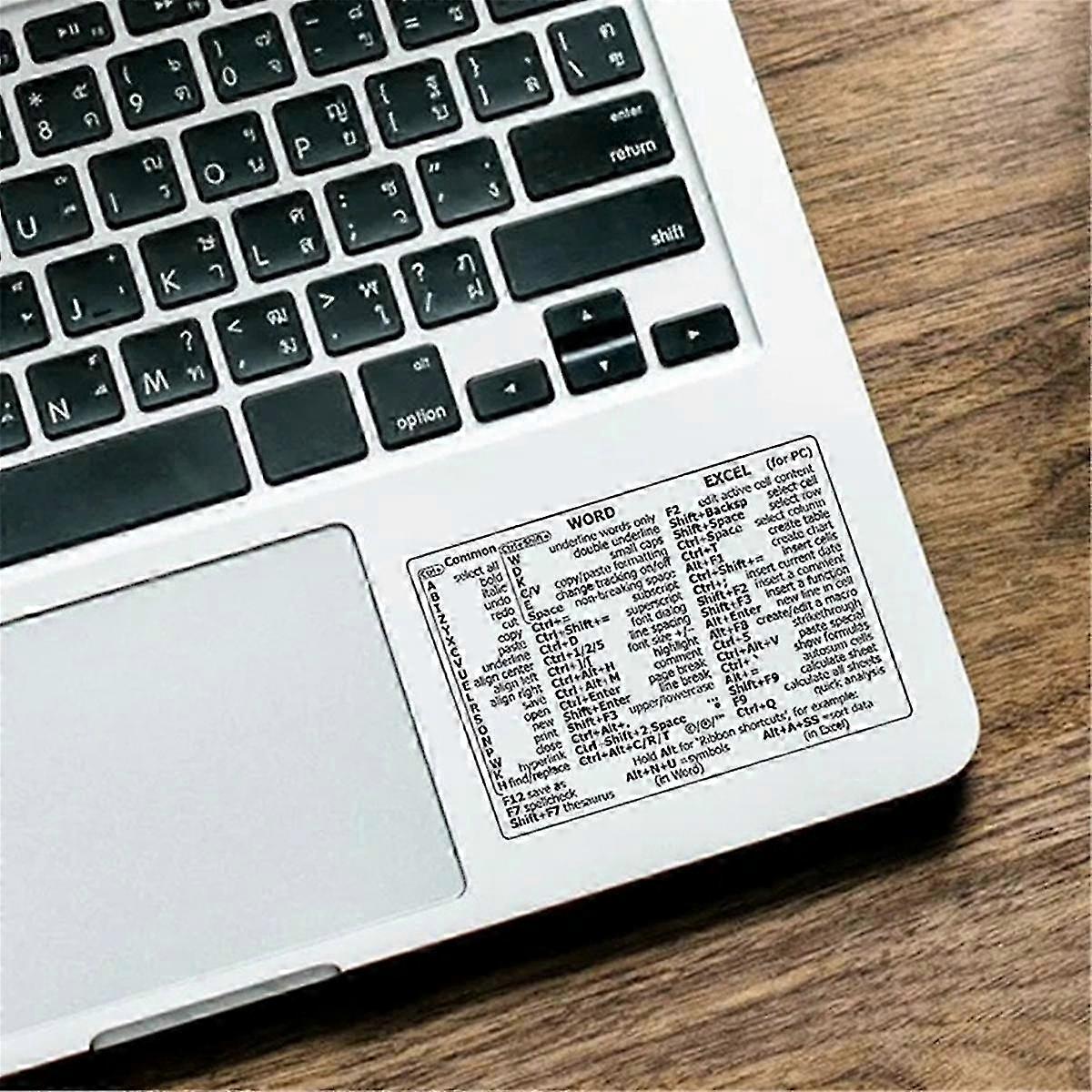 Reference Keyboard Shortcut Stickers PC Laptop Desktop Short Cut ...