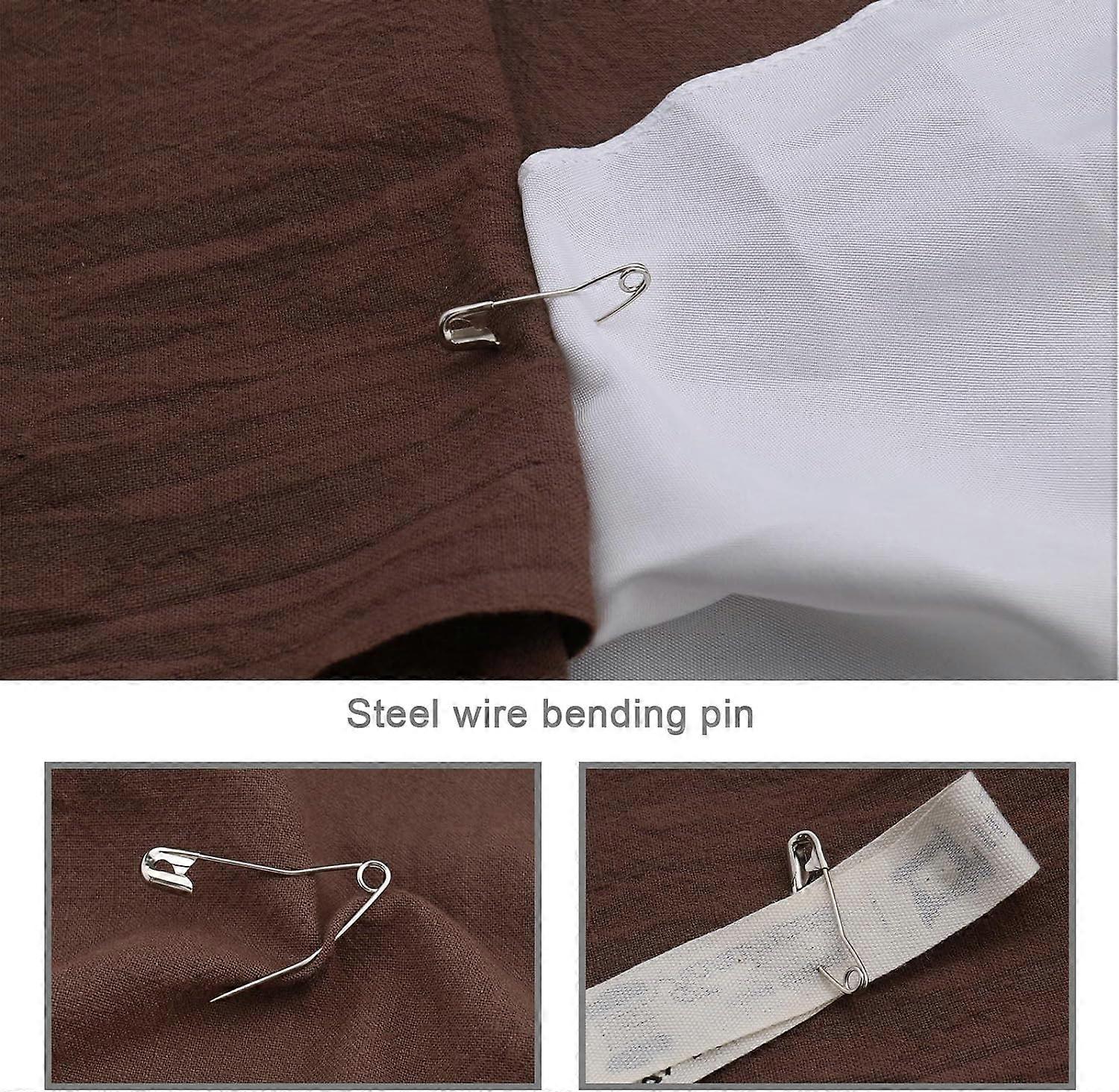 100PCS Curved Safety Pins Curved Security Pins Quilting Basting Pins Curved Basting Pins Office ...