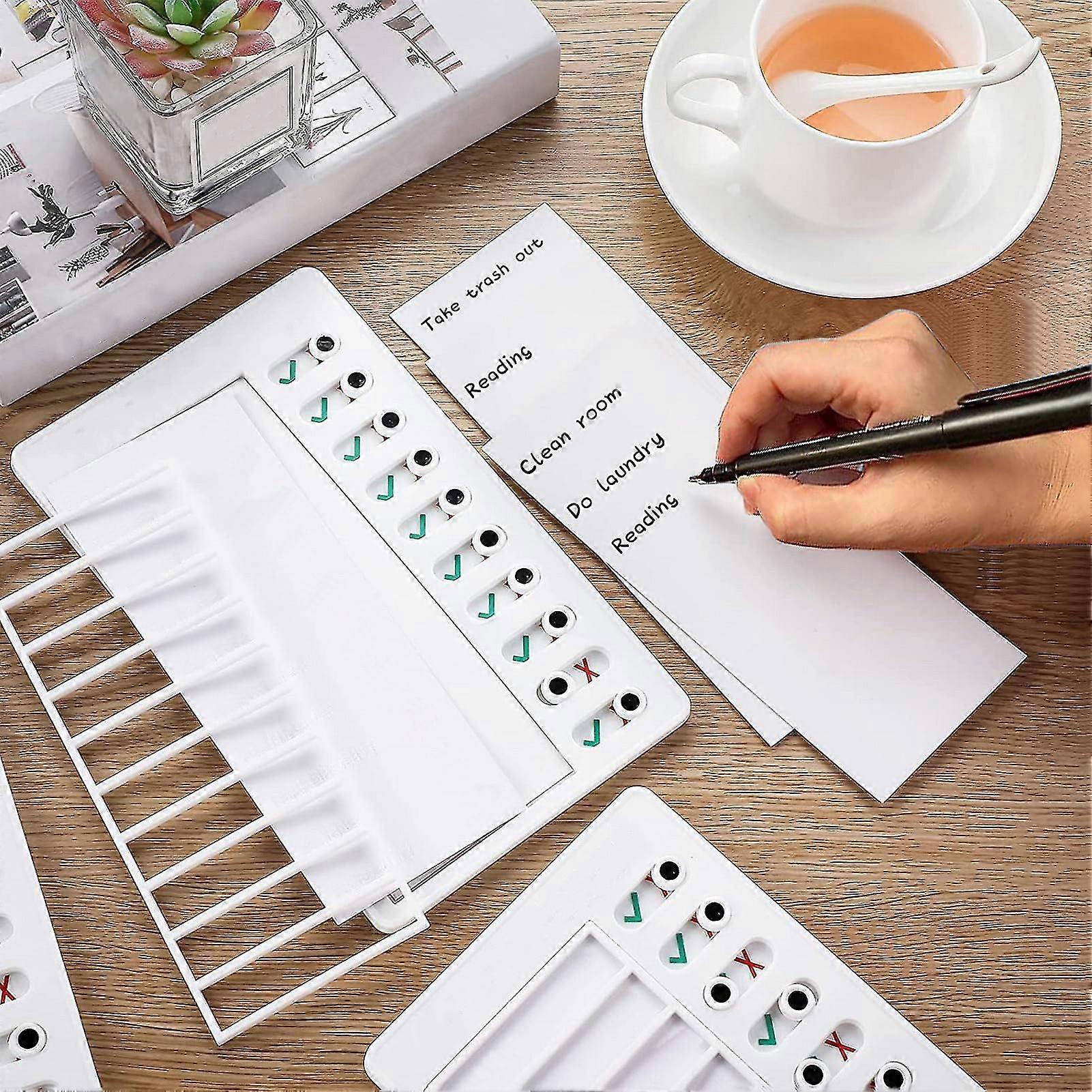 2/4pcs Note Message Checklist Kids Chore Chart To Do List Board ...