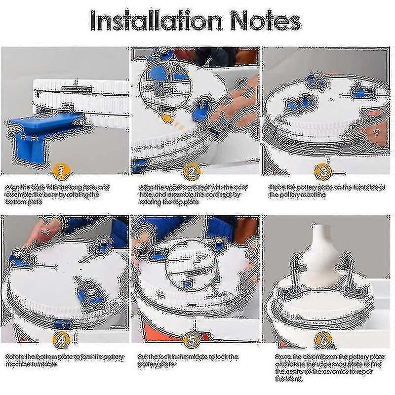 Ceramic Art Repair Tool,art Teaching Turntable Clamp, Can Automatically ...